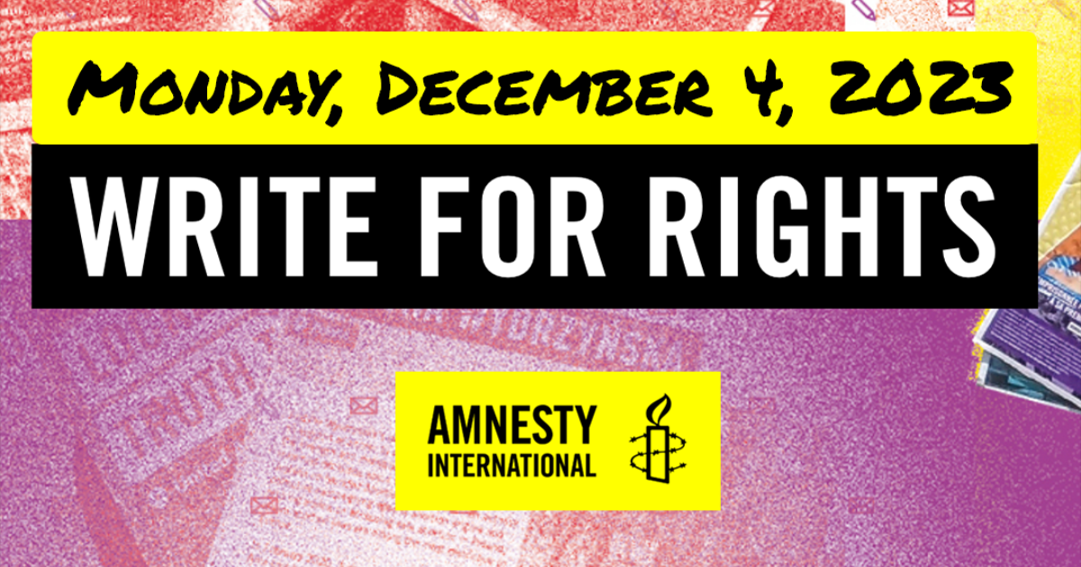 Write for Rights Letter Writing Campaign | Emily Carr University of Art ...