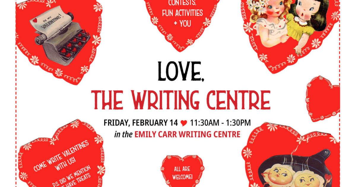 Love, The Writing Centre | Emily Carr University of Art + Design
